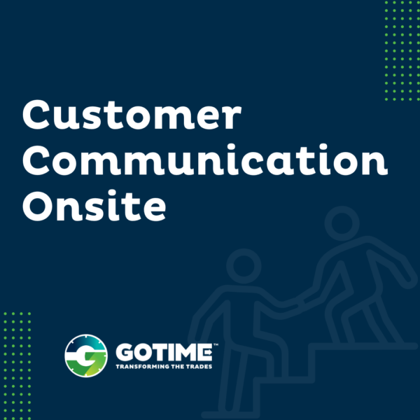Onsite Training – GO TIME